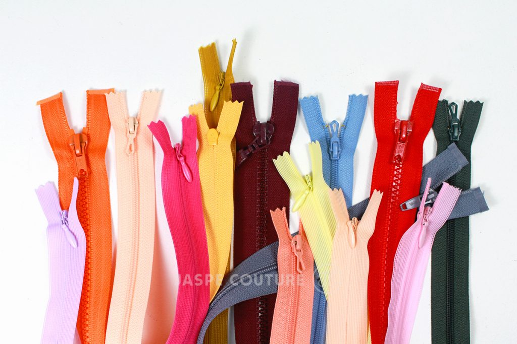 Bien choisir sa fermeture éclair, Conseils couture - Jaspe Couture