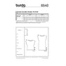 Burda 6540, Patron haut et robe sans manche, Mercerie - Jaspe Couture