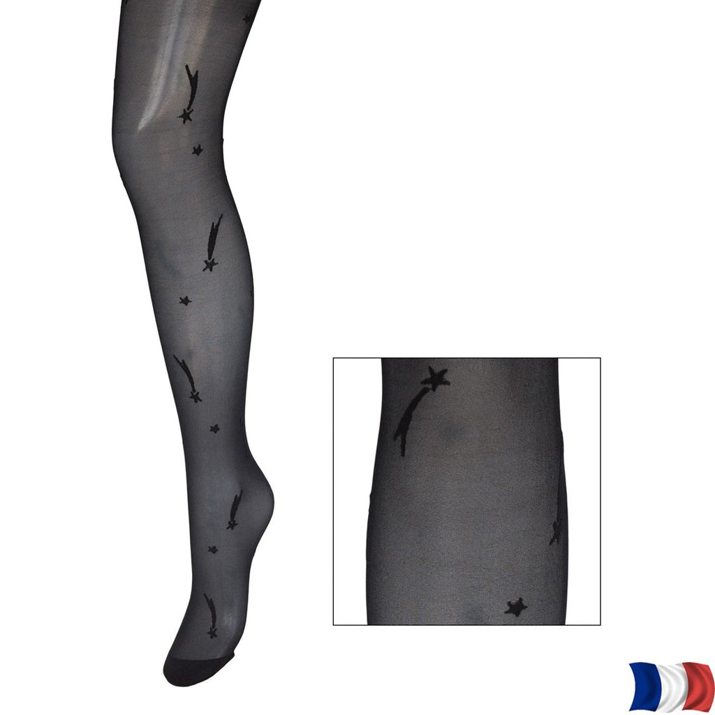 Collants made in France Clio, Bas, collants Femme - Jaspe Couture