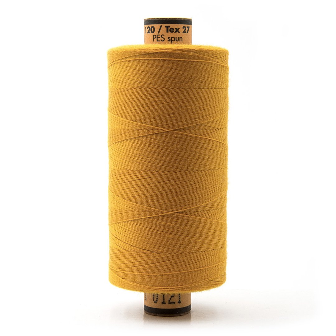 Fil polyester surjeteuse 1000m Col 121 Fil Belfil jaune - Jaspe Couture