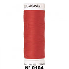 Fil à coudre 200m rouge, Mettler, Fil polyester - Jaspe Couture