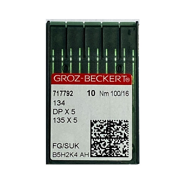 Aiguilles industrielles Groz-Beckert 134SUK, DP5, NM100- Jaspe Couture