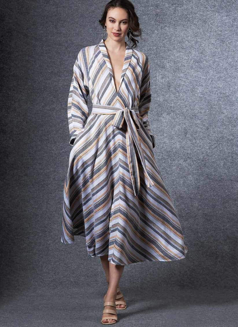 Patron de robe, col à revers, Vogue 1653, Mercerie - Jaspe Couture