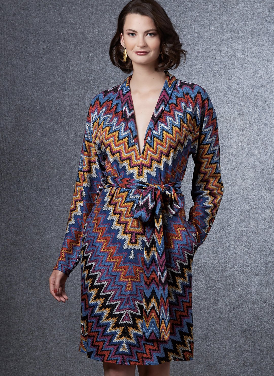 Patron de robe, col à revers, Vogue 1653, Mercerie - Jaspe Couture