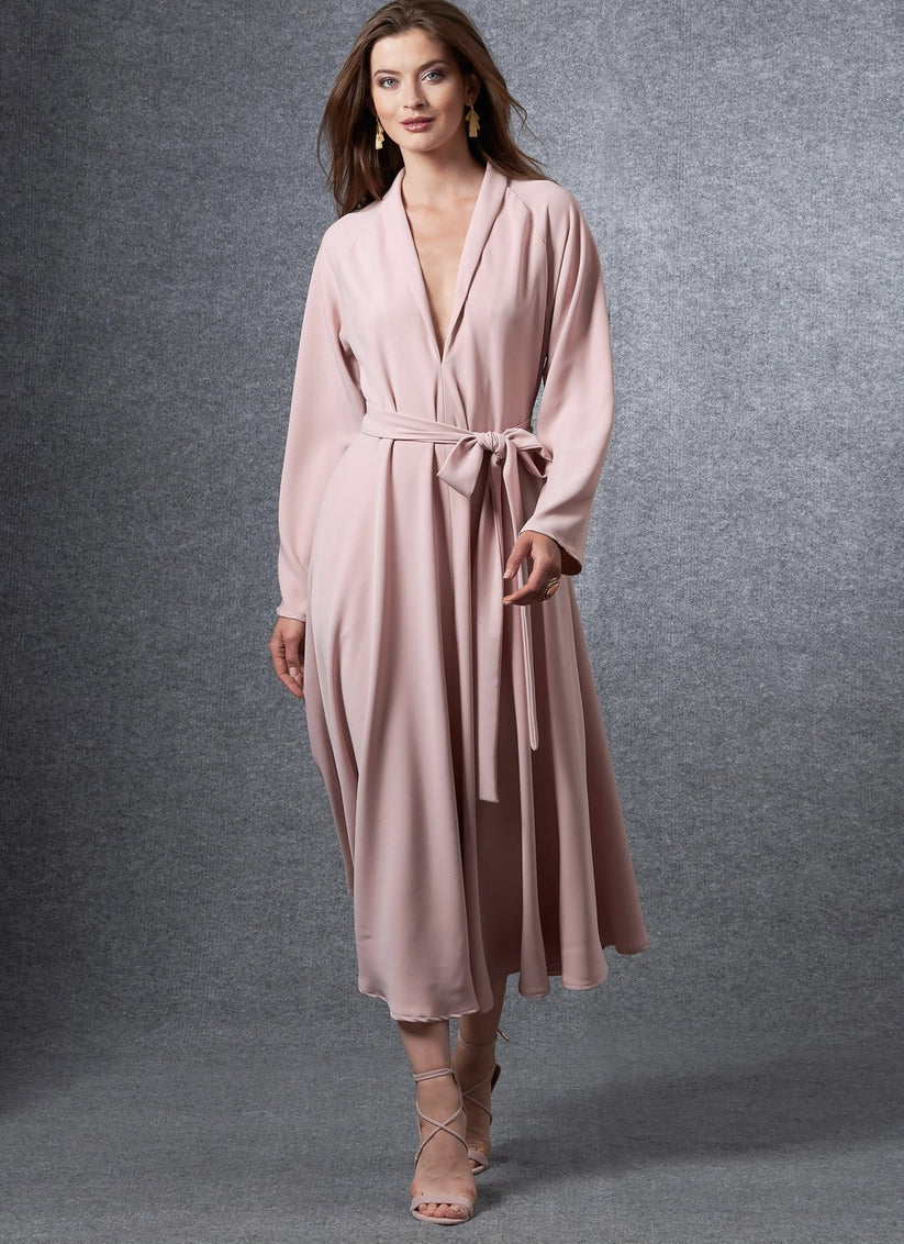 Patron de robe, col à revers, Vogue 1653, Mercerie - Jaspe Couture