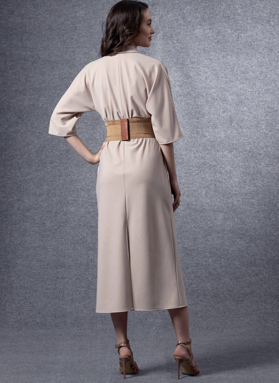 Patron de robe, col à revers, Vogue 1653, Mercerie - Jaspe Couture