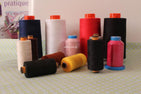 Fil polyester surjeteuse 1000m Col 121 Fil Belfil jaune - Jaspe Couture